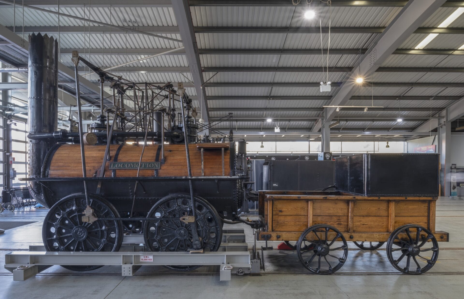 World’s first steam locomotive to run on a public railway will appear ...