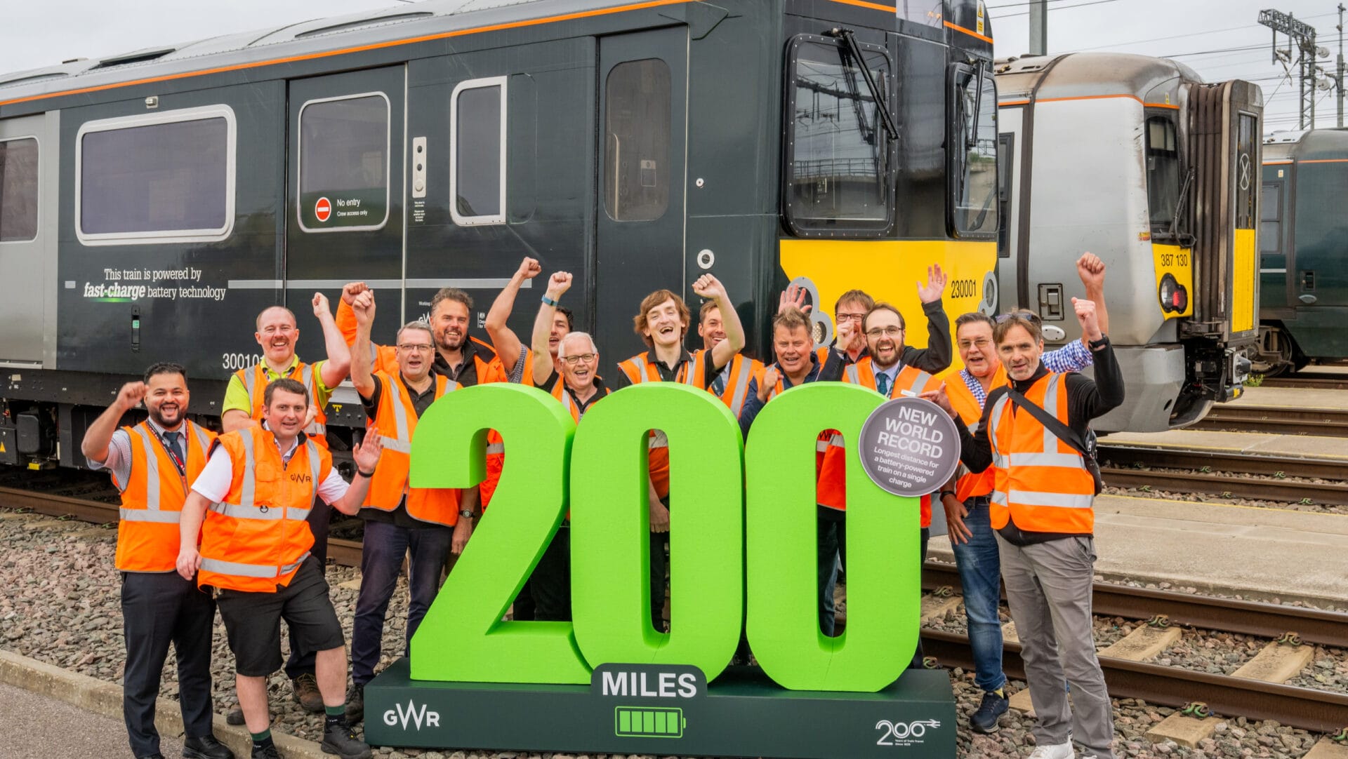 200 to celebrate 200: GWR sets battery record – Railway 200
