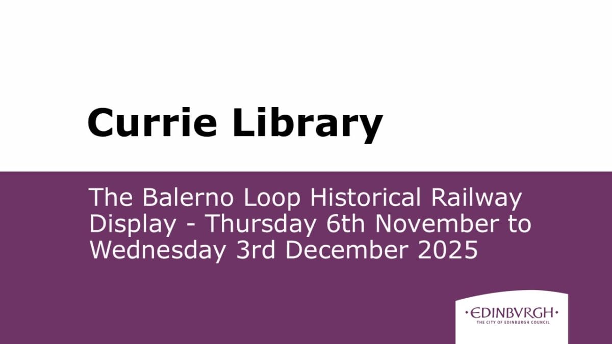Railway 200 – Celebrating the History of the Balerno Branch Railway ...